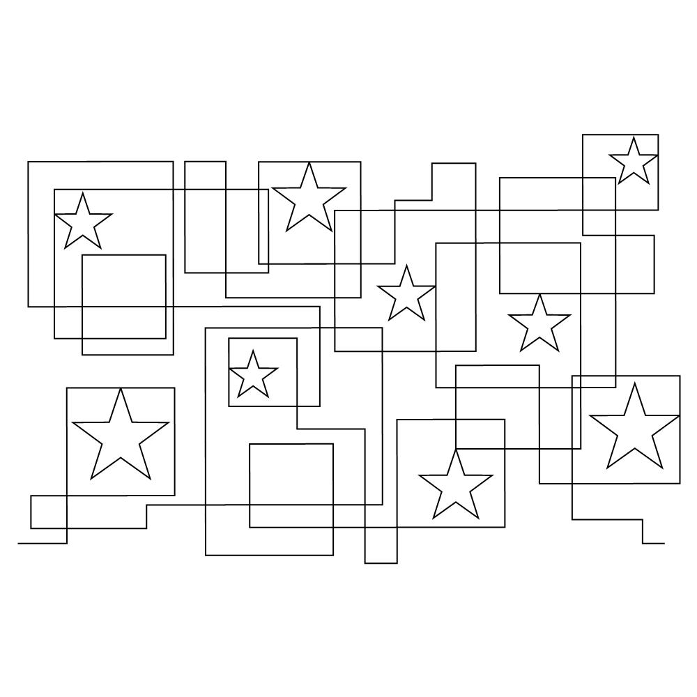 stars squares pano 001 Digital Pattern | Sweet Dreams Quilt Studio ...