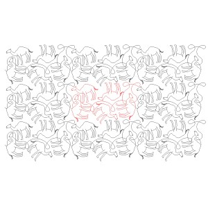 1 hump camel e2e 001 - Edge to Edge Quilting Patterns