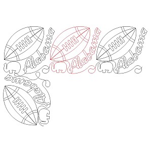 alabama border 001 Digital Pattern | Sweet Dreams Quilt Studio ...