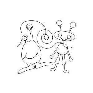 alien border 001 Digital Pattern | Sweet Dreams Quilt Studio - Digital ...