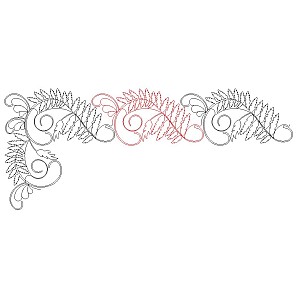 amish fern border 002 Digital Pattern | Sweet Dreams Quilt Studio ...