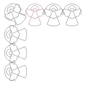 angel border Digital Pattern | Sweet Dreams Quilt Studio - Digital ...