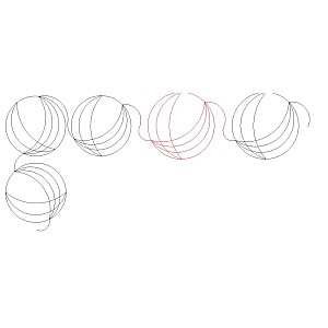 ball of yarn border 001 Digital Pattern | Sweet Dreams Quilt Studio ...