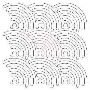 baptist fan imitator pano 001 Digital Pattern | Sweet Dreams Quilt ...