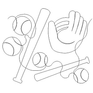 baseball fun 3 Digital Pattern | Sweet Dreams Quilt Studio - Edge to ...