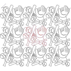 baseball fun Digital Pattern | Sweet Dreams Quilt Studio - Edge to Edge ...