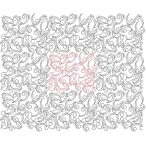 bass cleft pano 001 - Edge to Edge Quilting Patterns