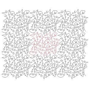 beaver in trees pano 001 Digital Pattern | Sweet Dreams Quilt Studio ...