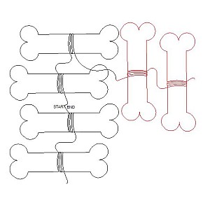 bone border Digital Pattern | Sweet Dreams Quilt Studio - Digital ...