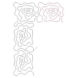 bumpy square border 001 Digital Pattern | Sweet Dreams Quilt Studio