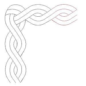 cable border 002 Digital Pattern | Sweet Dreams Quilt Studio - Digital ...