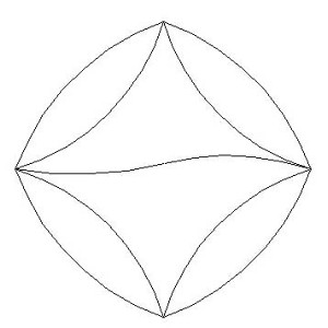 cathedral window border simple Digital Pattern | Sweet Dreams Quilt ...