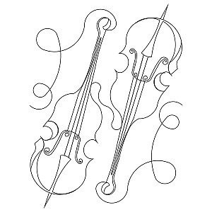 cello border 001 Digital Pattern | Sweet Dreams Quilt Studio - Digital ...