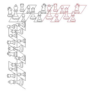 chess border 002 Digital Pattern | Sweet Dreams Quilt Studio - Digital ...