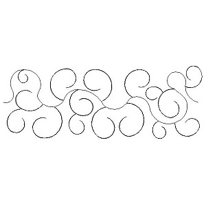 classic curls border Digital Pattern | Sweet Dreams Quilt Studio ...