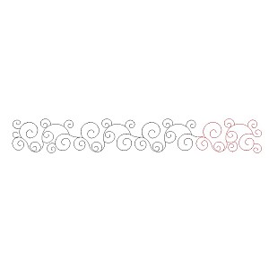 classy curls border 2 right end Digital Pattern | Sweet Dreams Quilt ...