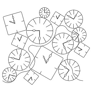 clocks pano 001 Digital Pattern | Sweet Dreams Quilt Studio - Edge to ...