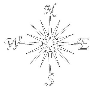 compass rose Digital Pattern | Sweet Dreams Quilt Studio - Digital ...