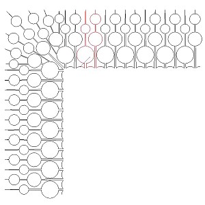 compass spike border 001 Digital Pattern | Sweet Dreams Quilt Studio ...