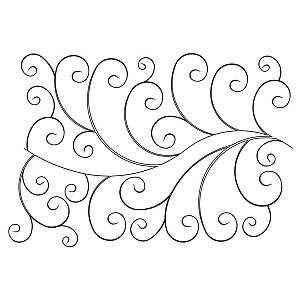 curly border 001 Digital Pattern | Sweet Dreams Quilt Studio - Digital ...