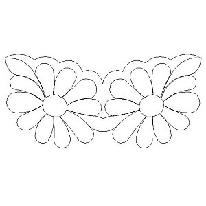 daisy chain border 001 Digital Pattern | Sweet Dreams Quilt Studio ...