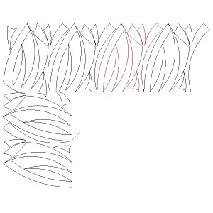 dense grass border Digital Pattern | Sweet Dreams Quilt Studio ...