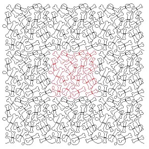 dog bones Digital Pattern | Sweet Dreams Quilt Studio - Edge to Edge ...