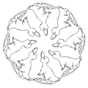 Duck Circle Digital Pattern | Sweet Dreams Quilt Studio - Digital Block ...