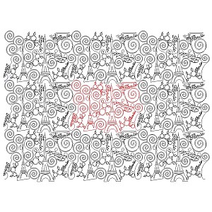 eiffel tower pano 004 Digital Pattern | Sweet Dreams Quilt Studio ...