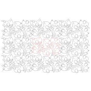 ellie elephant e2e 001 - Edge to Edge Quilting Patterns