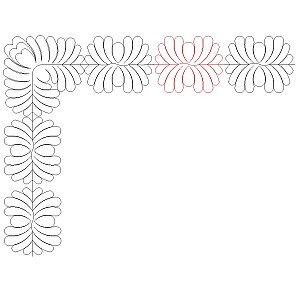 feather border 2 Digital Pattern | Sweet Dreams Quilt Studio - Digital ...