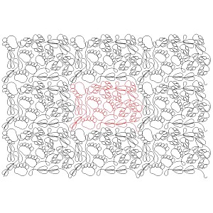 forest animal tracks pano 001 Digital Pattern | Sweet Dreams Quilt ...
