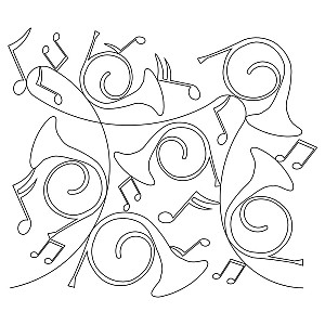 french horn pano Digital Pattern | Sweet Dreams Quilt Studio - Edge to ...