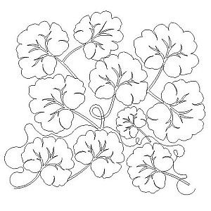 geranium leaves pano Digital Pattern | Sweet Dreams Quilt Studio - Edge ...