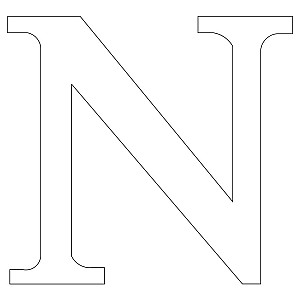 greek alphabet nu Digital Pattern | Sweet Dreams Quilt Studio - Digital ...