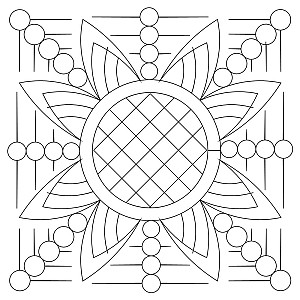 halo block 002 Digital Pattern | Sweet Dreams Quilt Studio - Digital ...