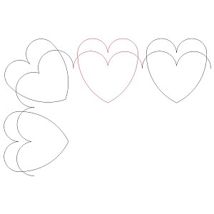 heart border 1 Digital Pattern | Sweet Dreams Quilt Studio - Digital ...