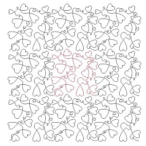 hearts and loops simple Digital Pattern | Sweet Dreams Quilt Studio ...