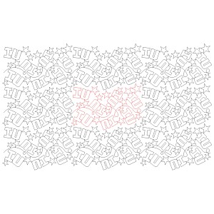 iu e2e 001 - Edge to Edge Quilting Patterns