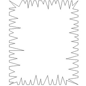 jagged frame Digital Pattern | Sweet Dreams Quilt Studio - Digital ...