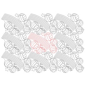 kacey volleyball e2e 001 - Edge to Edge Quilting Patterns