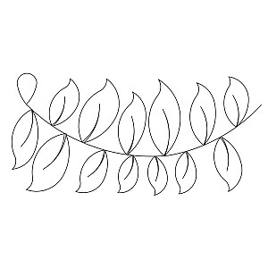 leaf border 008 Digital Pattern | Sweet Dreams Quilt Studio - Digital ...