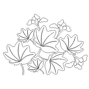 leaf cluster Digital Pattern | Sweet Dreams Quilt Studio - Digital ...