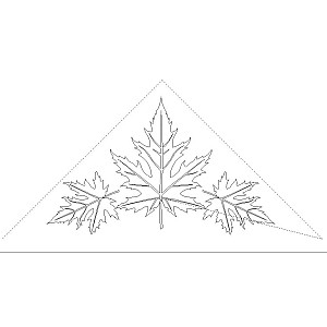 maple leaf triangle Digital Pattern | Sweet Dreams Quilt Studio ...