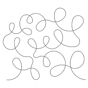 meandering loops 002 Digital Pattern | Sweet Dreams Quilt Studio - Edge ...
