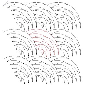 modern baptist fan 002 Digital Pattern | Sweet Dreams Quilt Studio ...