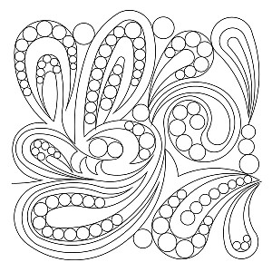 modern paisley swirl pano 002 Digital Pattern | Sweet Dreams Quilt ...