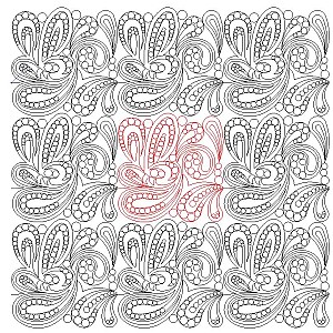 modern paisley swirl pano 002 Digital Pattern | Sweet Dreams Quilt ...