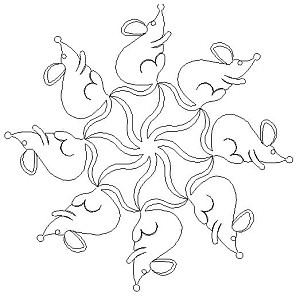 mouse spinning Digital Pattern | Sweet Dreams Quilt Studio - Digital ...