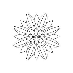 octagon flower 001 Digital Pattern | Sweet Dreams Quilt Studio ...